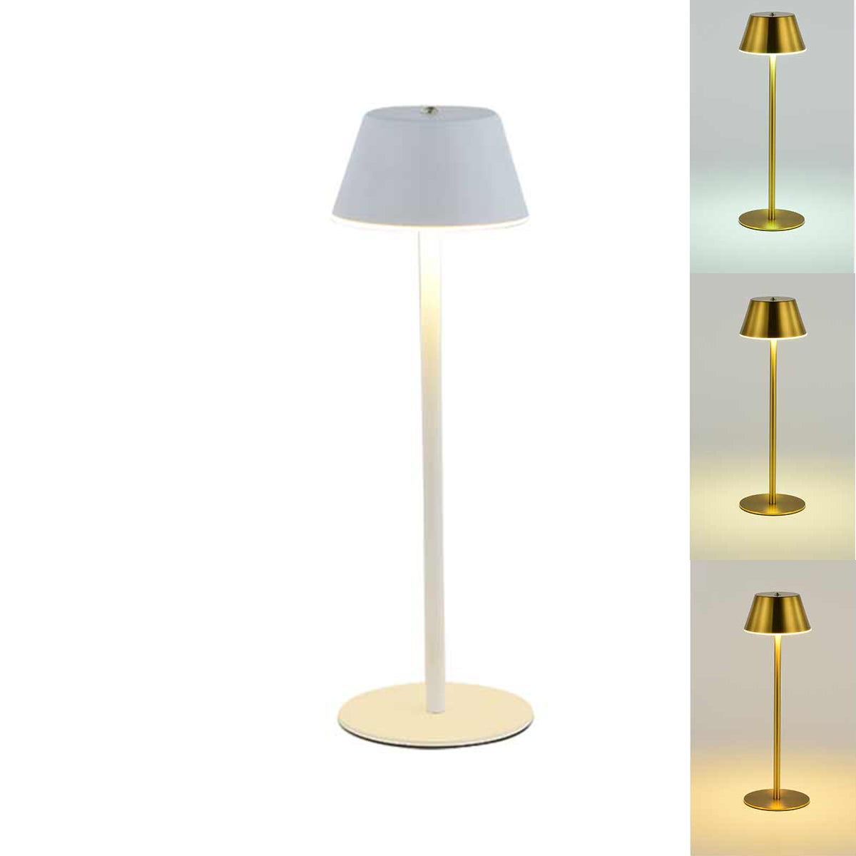 Lampe de bureau LED, lampe de bureau sans fil, lampe de bureau tactile ...