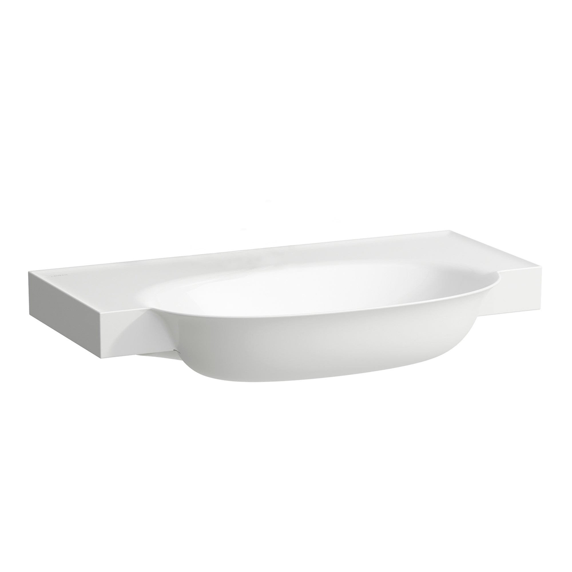 Laufen The New Classic lavabo, encastré, sans trop-plein, sans trou pour robinet, 800x480mm ...