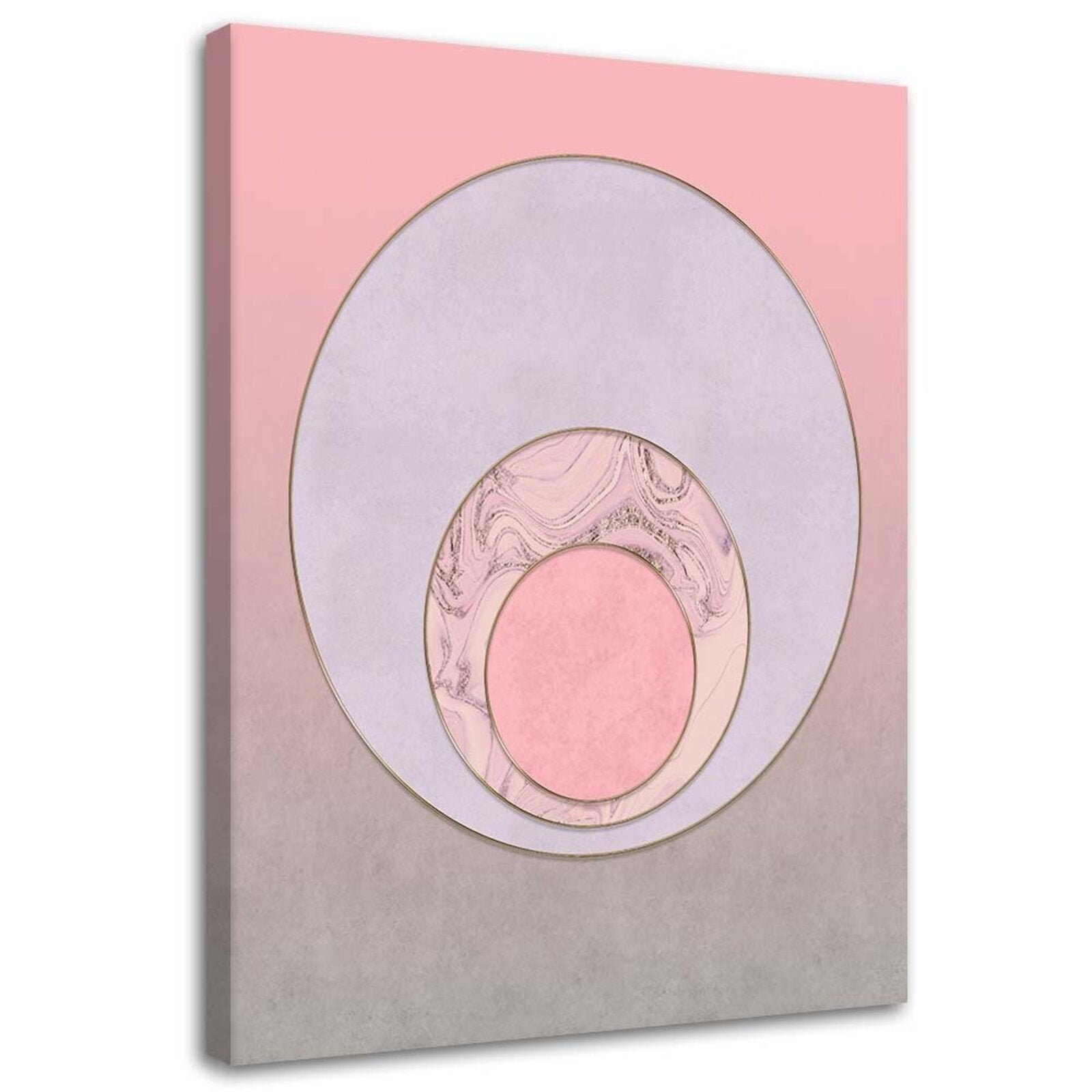 Tableau cercles abstraits - 40 x 60 cm | Leroy Merlin