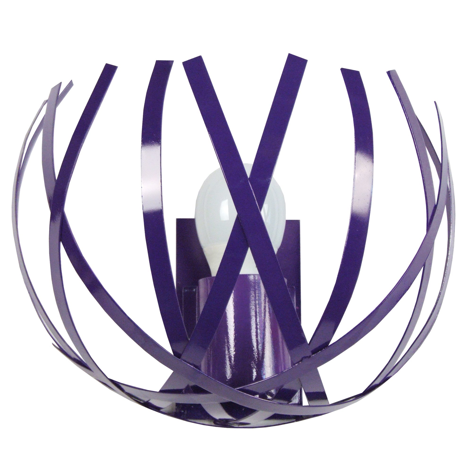 Applique TOSEL ,métal,Violet ,H13xD20xP22cm | Leroy Merlin