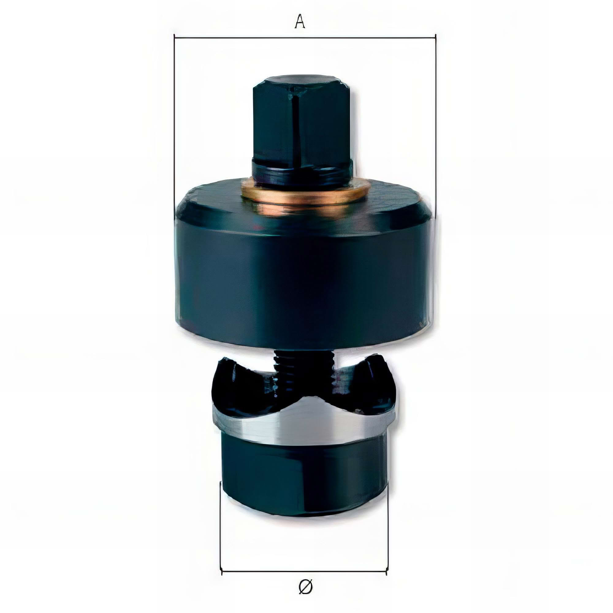 Emporte-pièce à vis tête carrée D. 65 mm - 71065 - Piher | Leroy Merlin