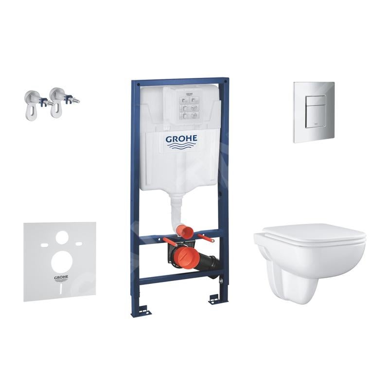 Grohe Solido - Set d’installation murale, toilettes et siège Start Edge ...