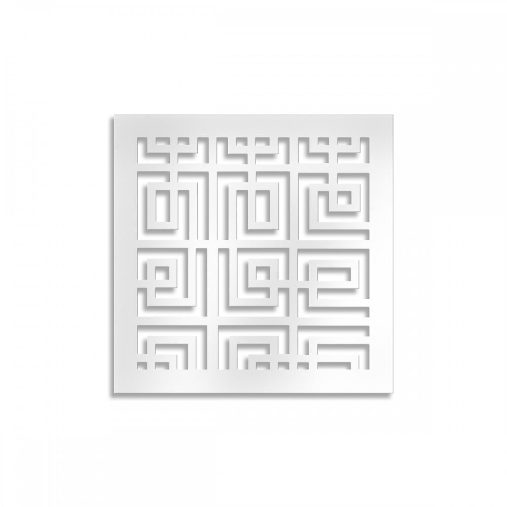 THAI - Panel perforado - Parasol BLANCO de 48x48 cm - espesor 10 mm ...