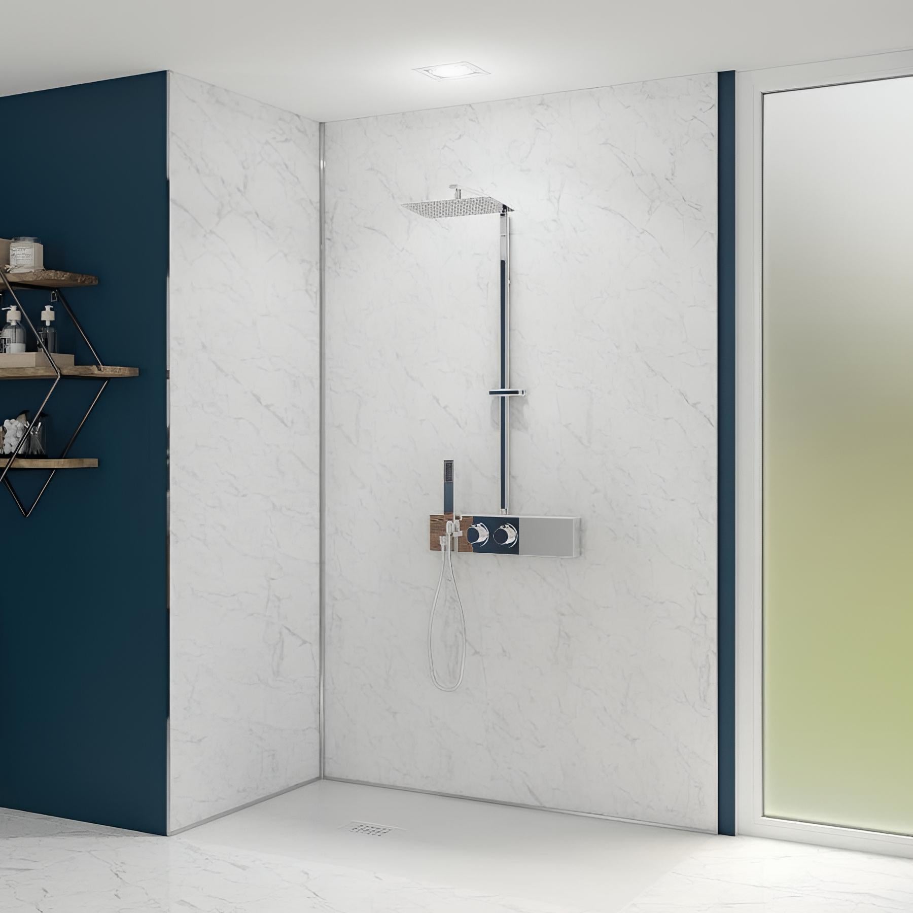 Panneau mural salle de bain hydrofuge à coller KINEDO KINEWALL matière ...