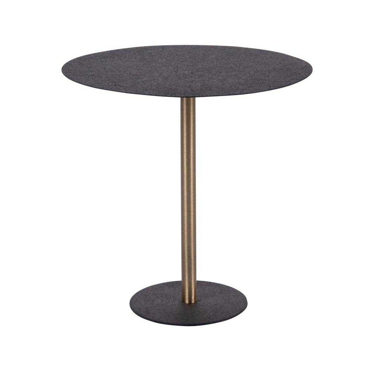 Table d'appoint en métal Dex 40 cm noir Leitmotiv | Leroy Merlin