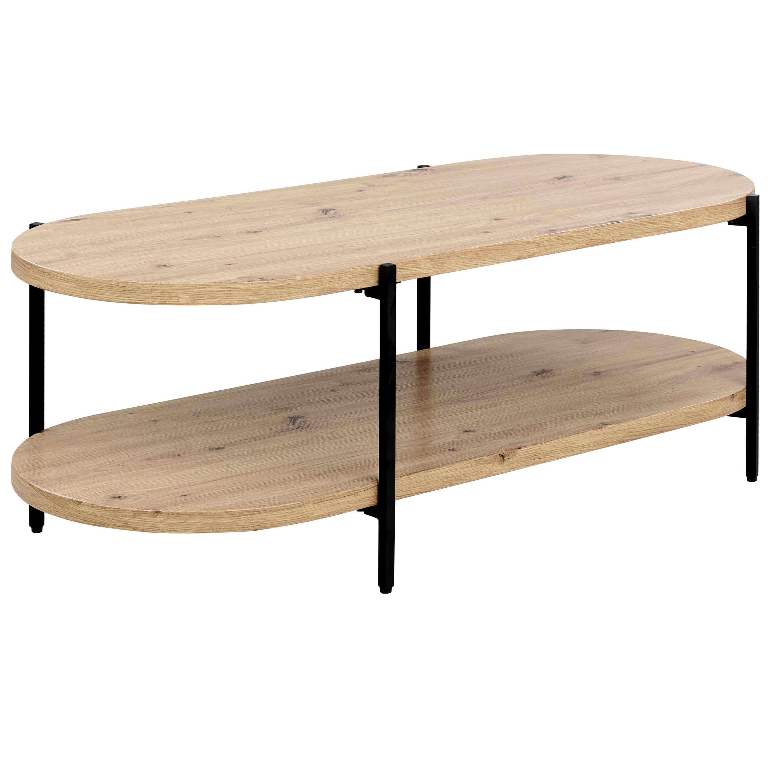 Beliani Mesa de centro MDF Madera clara BALINGER | Leroy Merlin