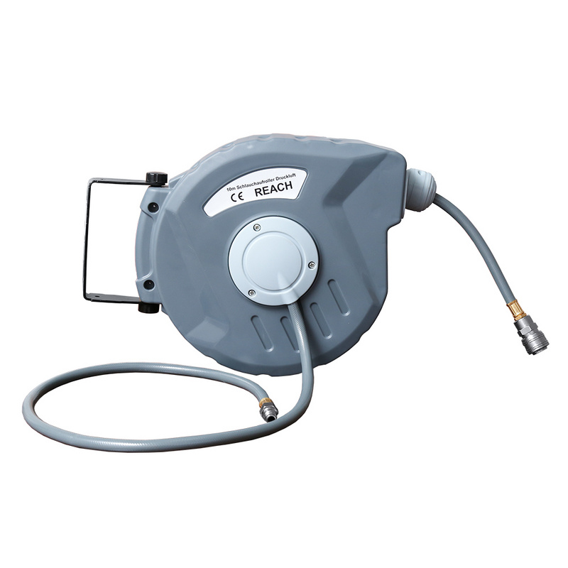 Enrollador de manguera Enrollador automático de manguera de aire comprimido fácil de instalar ...