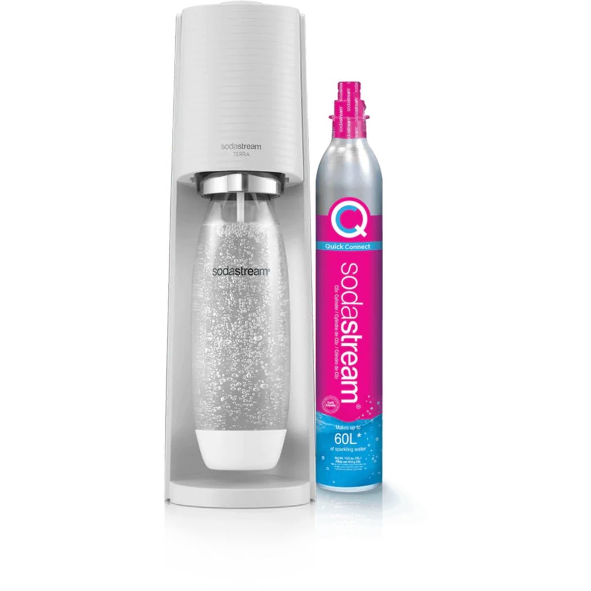 Machine à soda SODASTREAM terra blanche promo | Leroy Merlin