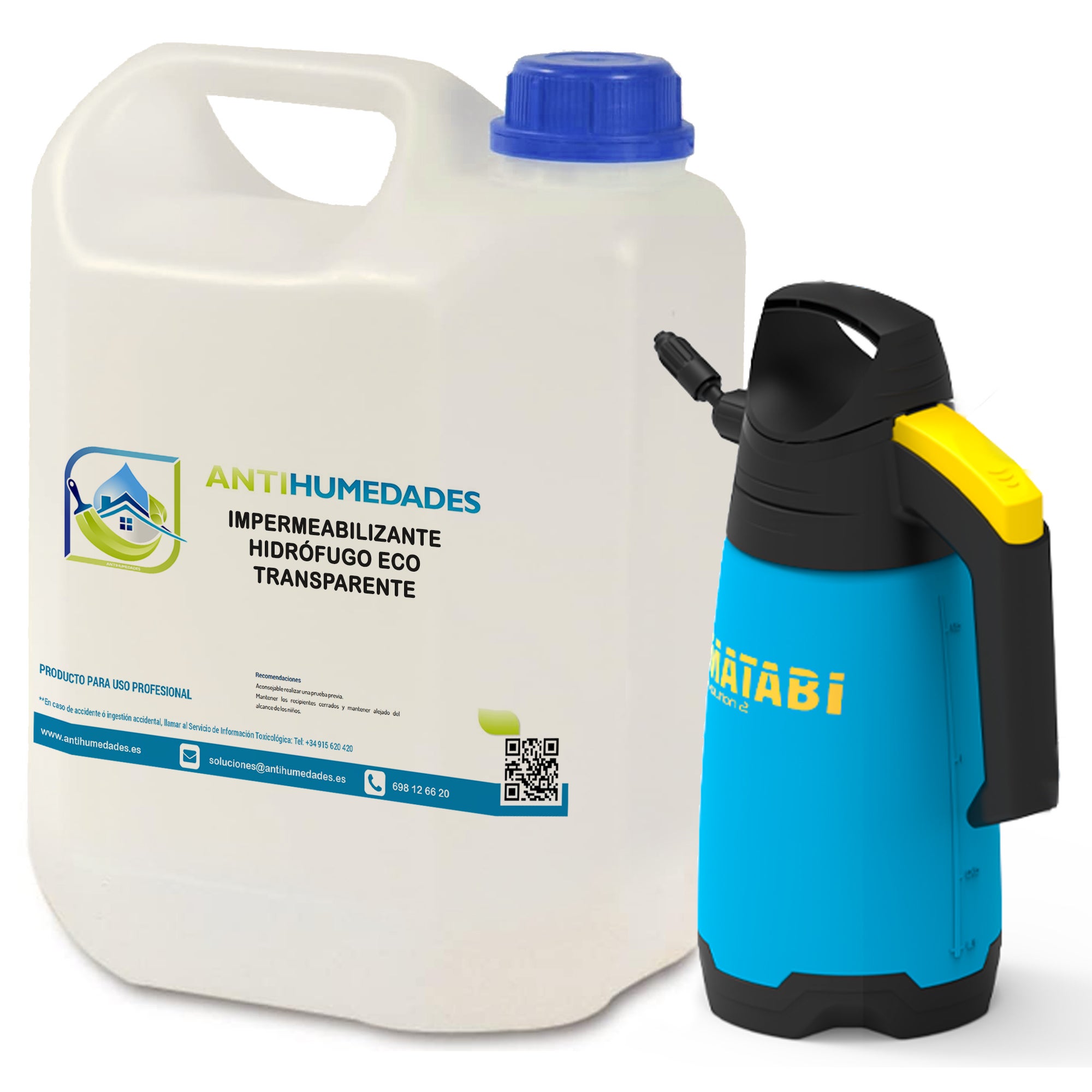 Imperméabilisant Hydrofuge Invisible ECO (5L+Spray) - Hydrofuge et ...