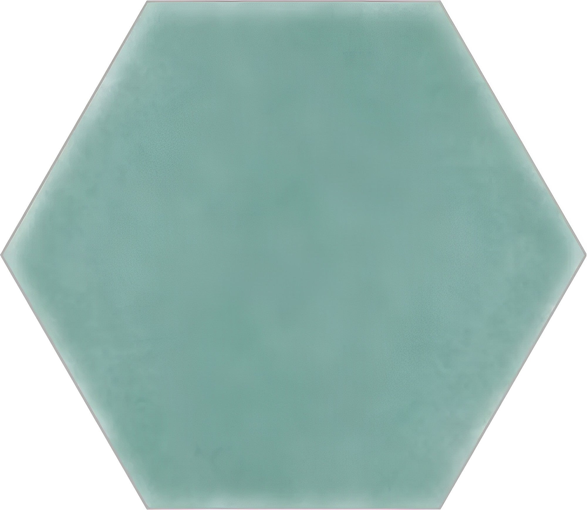 Carrelage hexagonal Nordic vert aqua 15x17 cm | Leroy Merlin