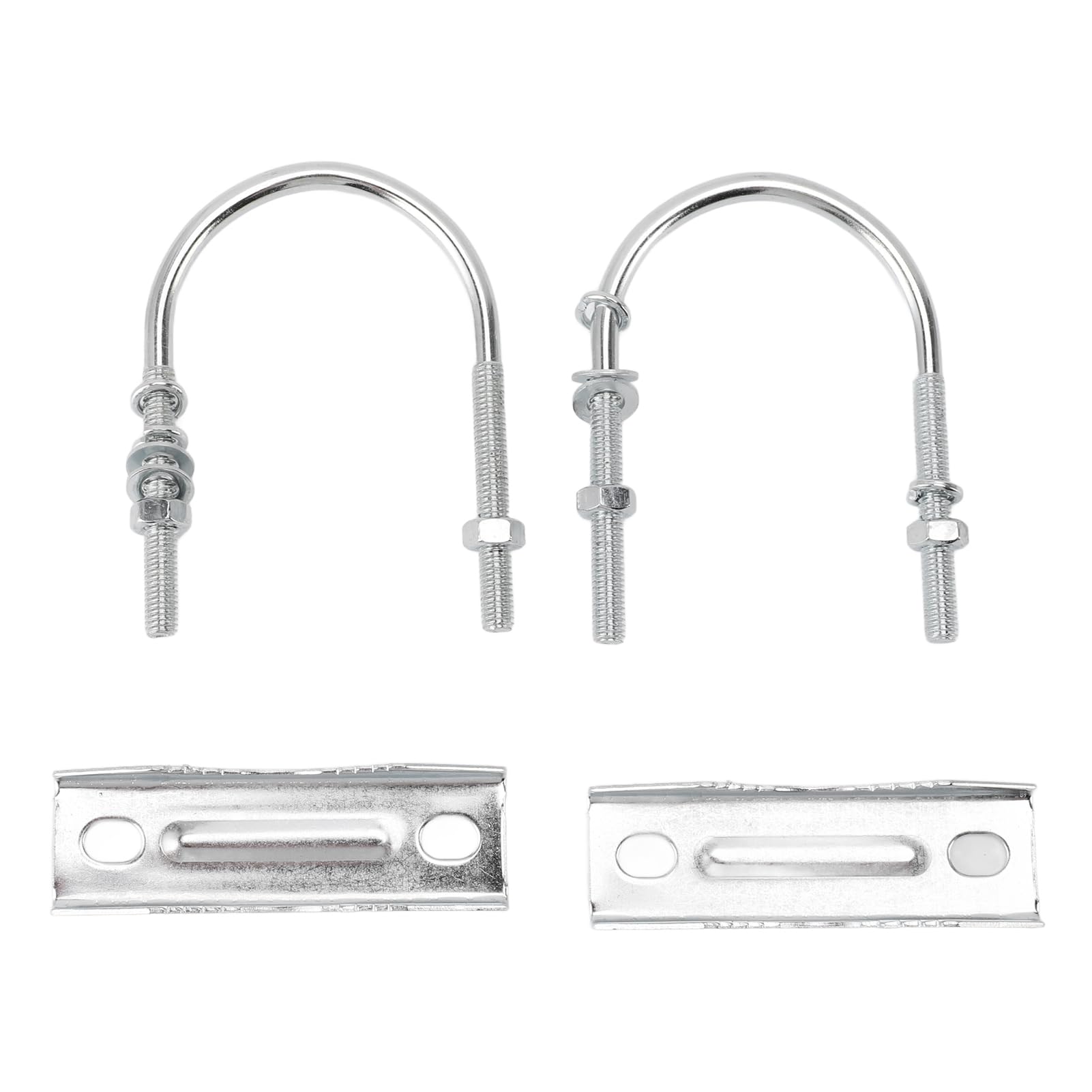 Kit de soporte de montaje con pernos en U y abrazadera de mástil de antena doble con mordaza en ...