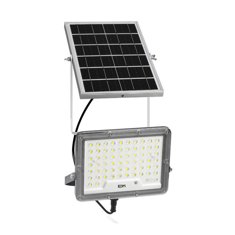 Foco proyector solar slim 400w 3.500lm 6.500k edm | Leroy Merlin