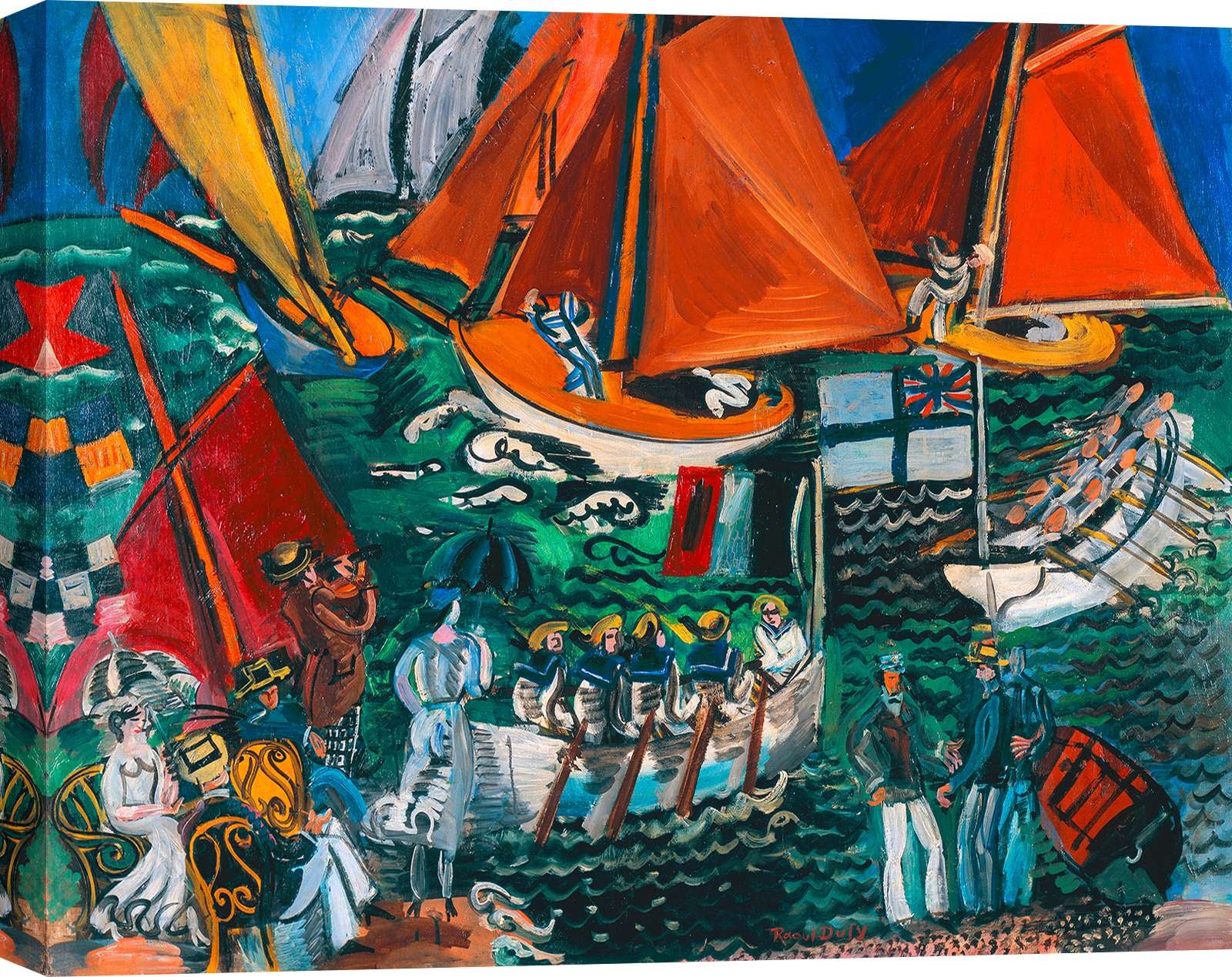 Tableau d'art moderne, impression murale - impression sur toile - Raoul ...