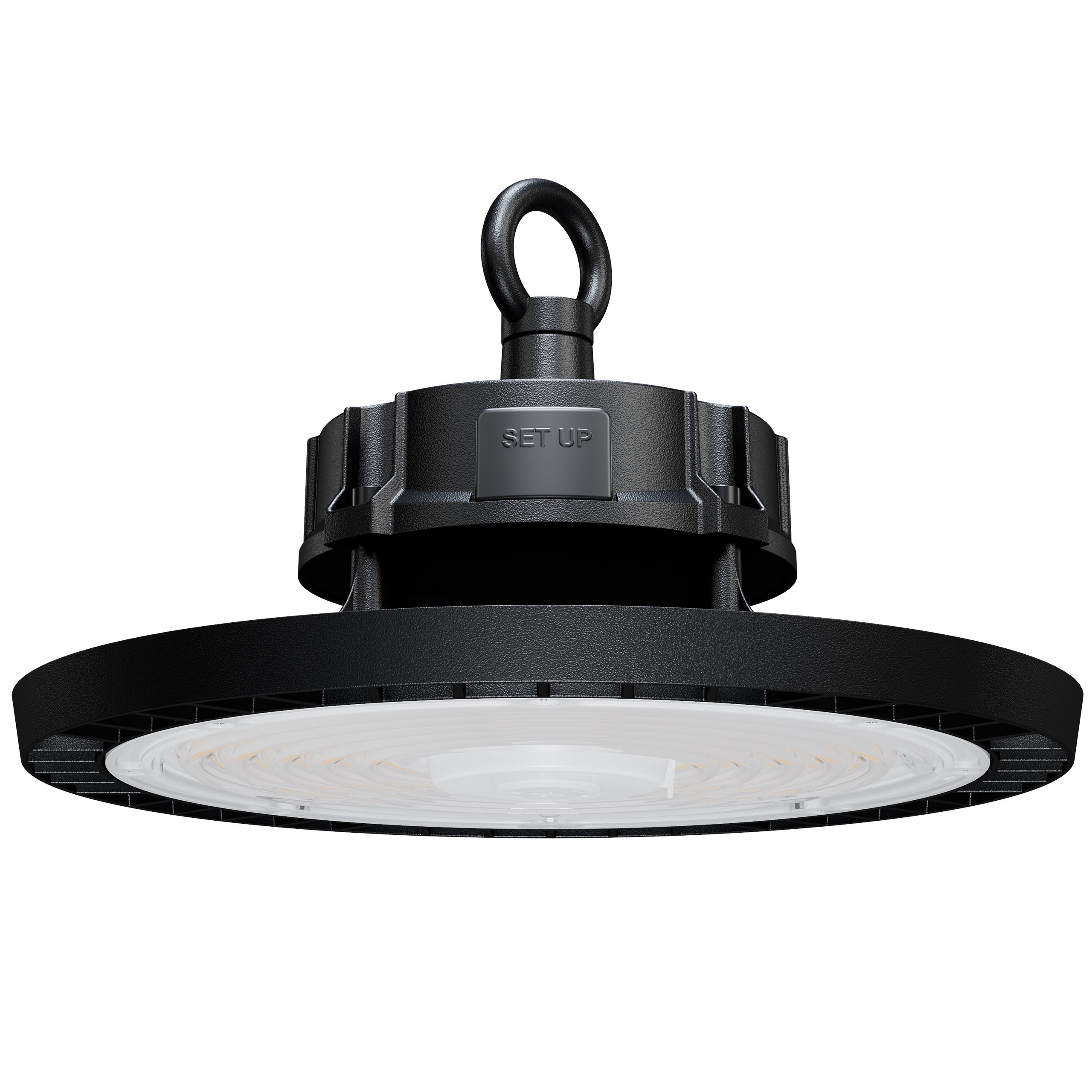 Lampa high bay LED ADC 200W 29cm IP65 5000K zimna biel regulowany kąt ...