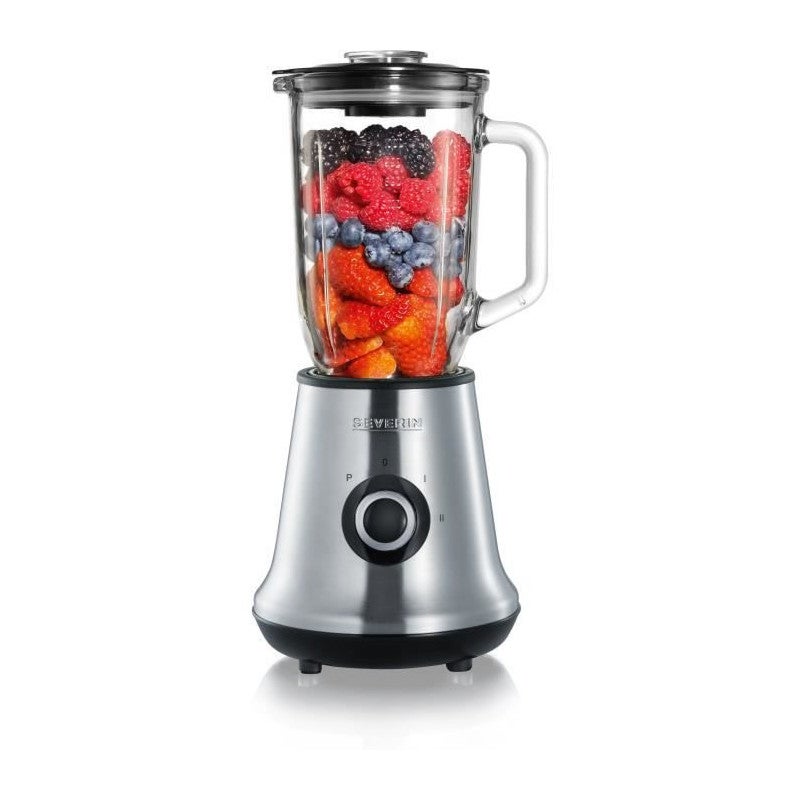 SEVERIN SM3734 Blender, recipient en verre d1L amovible, 2 vitesses ...