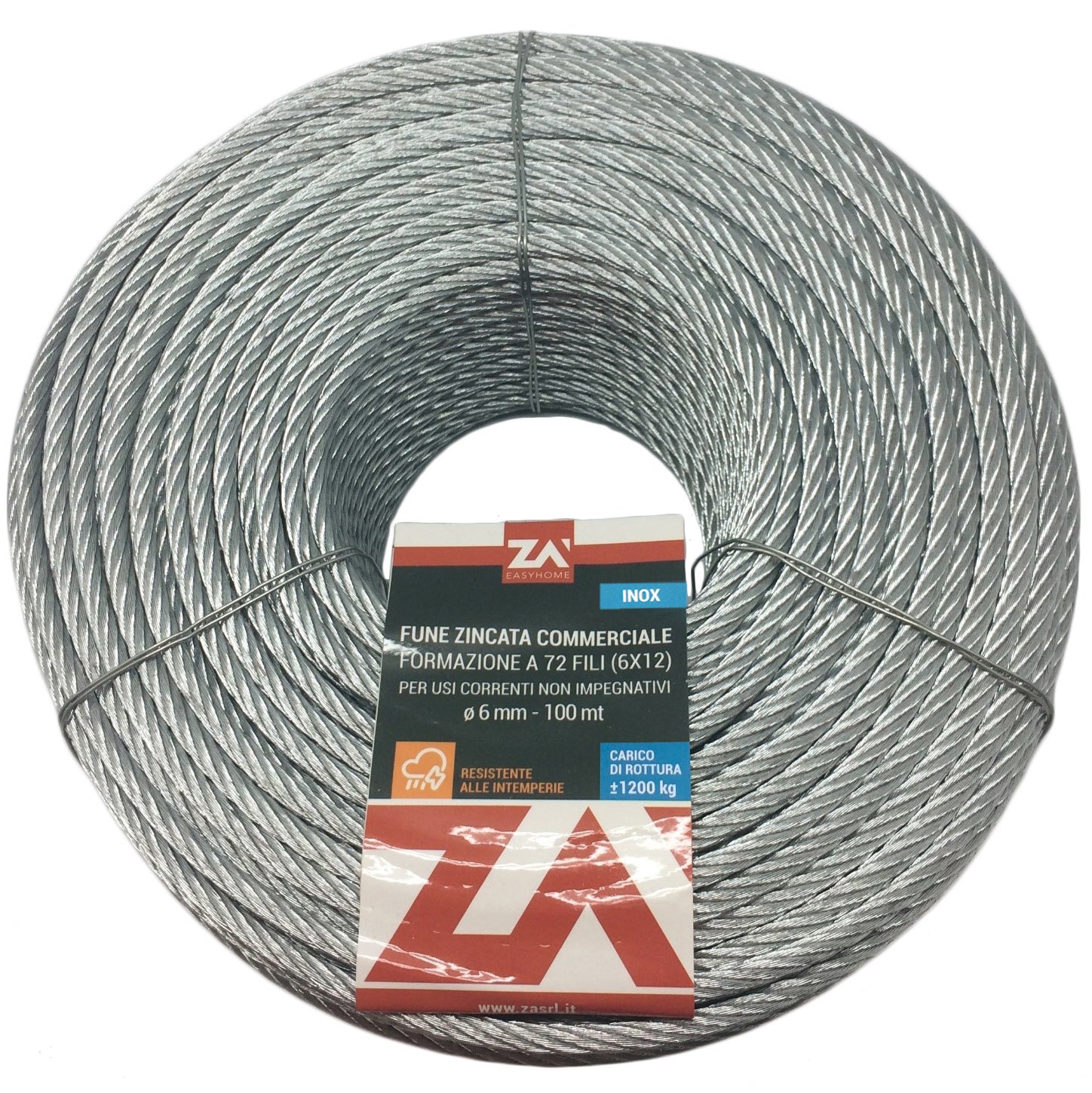 CABLE ACIER INOXYDABLE 49F D 8 MM 50 M | Leroy Merlin