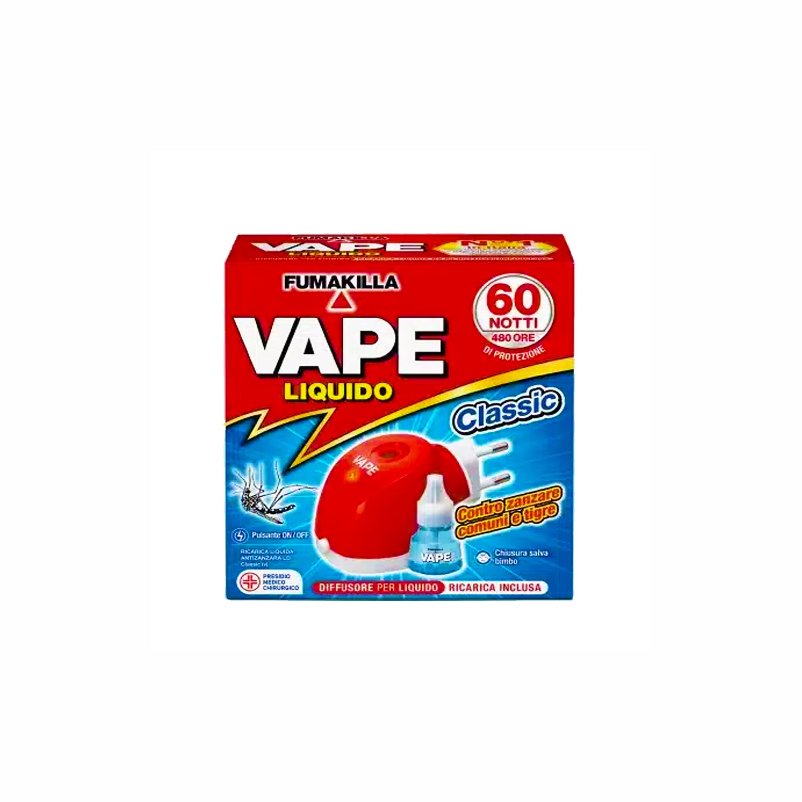 VAPE MAGIC ELECTRO-EMANATEUR LIQUIDE + RECHARGE LIQUIDE DURÉE 60 NUITS ...