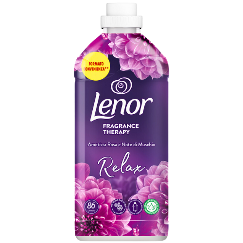 Adoucissant Lenor 1800 ml concentré 86 tasses doseuses Améthyste ...
