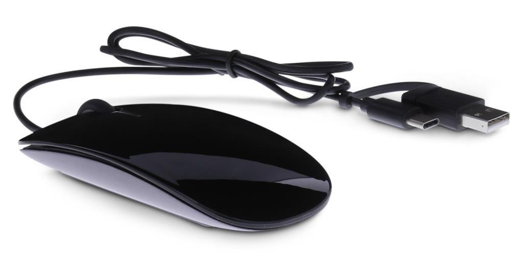 Easy Mouse USB-C con 2 botones y rueda de desplazamiento - Gris ...