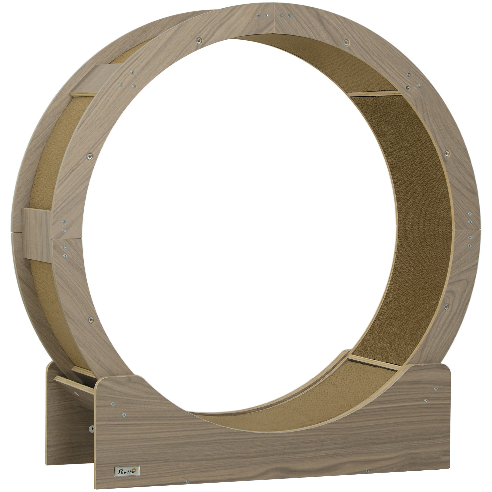 Roue d'exercice pour chat, 91 cm, avec frein, griffoir, pour un chat ...