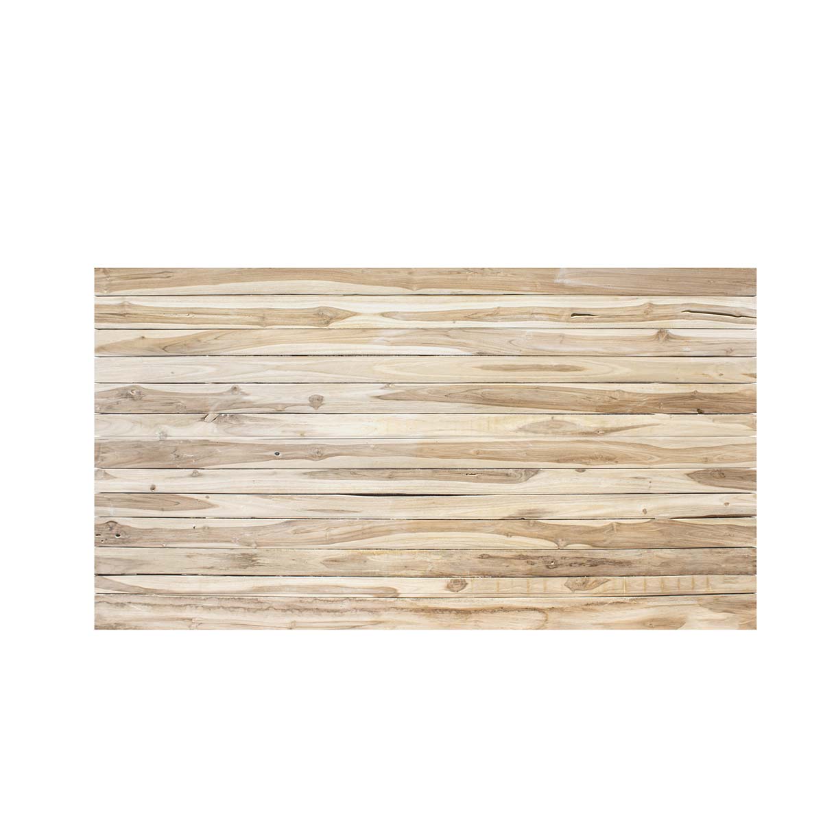 Table de jardin 220 cm en branche de teck - Morillo | Leroy Merlin