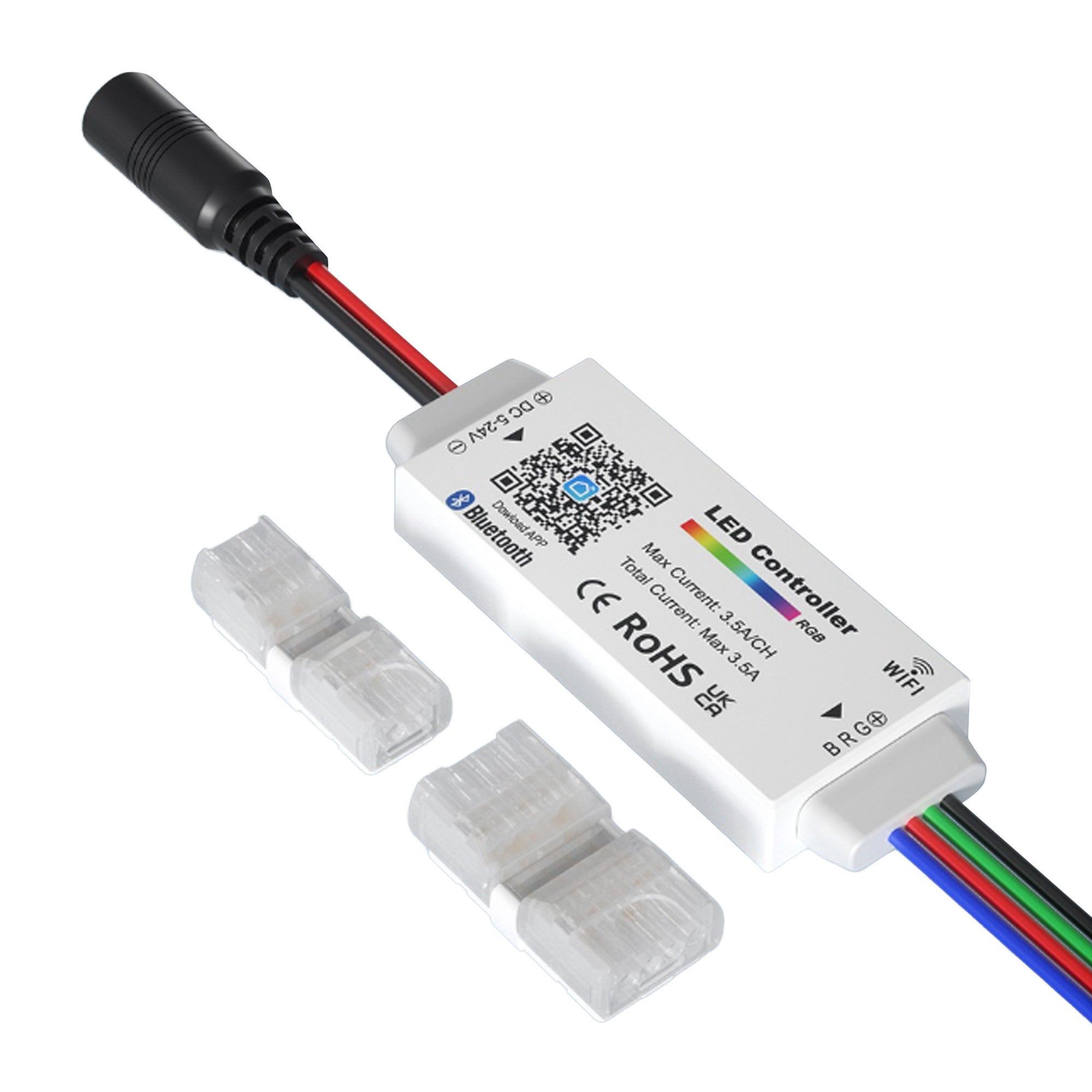 Mini controller RGB - WiFi + Bluetooth - 5-24V DC - 3,5A | Leroy Merlin