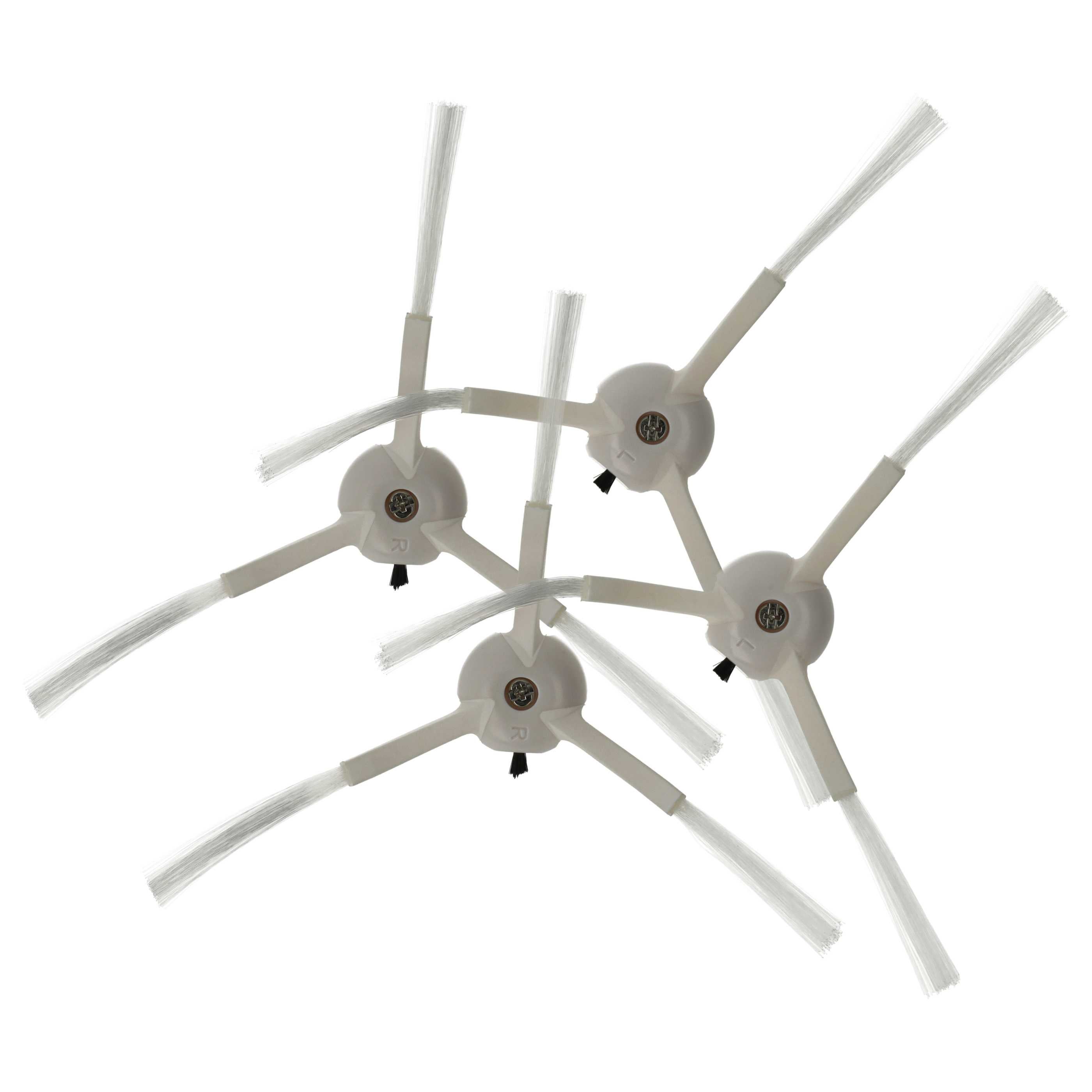 Vhbw 4x cepillo lateral compatible con Proscenic M7 Pro, M7 robot ...