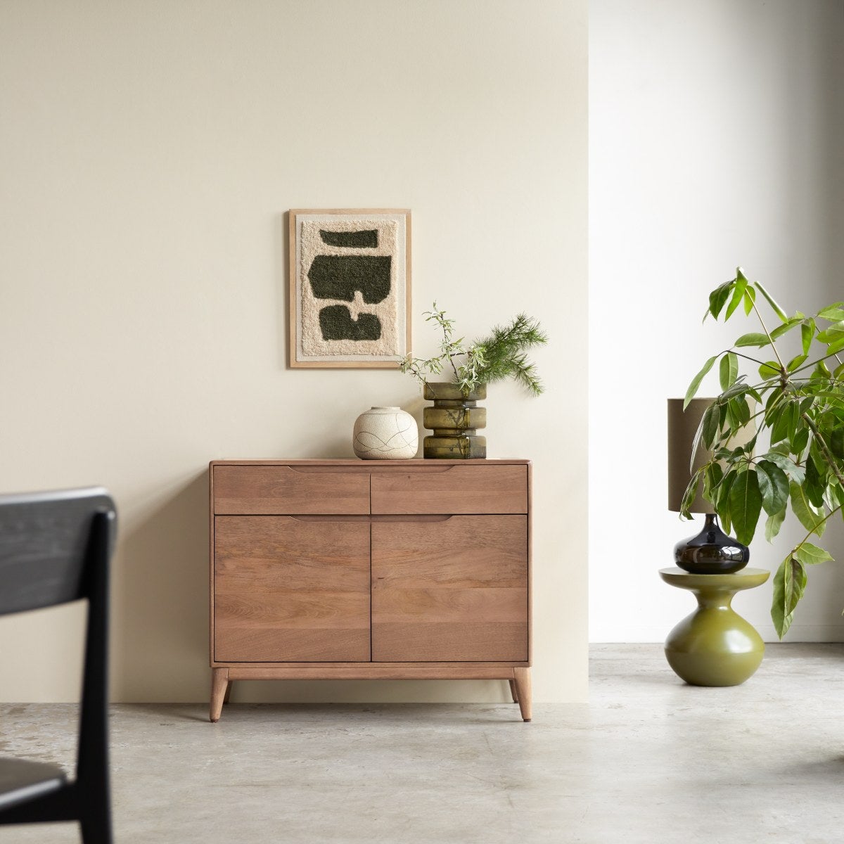 Tikamoon Buffet en bois de manguier massif Gabrielle 100 cm | Leroy Merlin