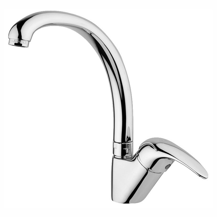 MEZCLADOR SIMPLE CROMADO FREGADERO ALTA VELOCIDAD NETTUNO DUE Cromo ...