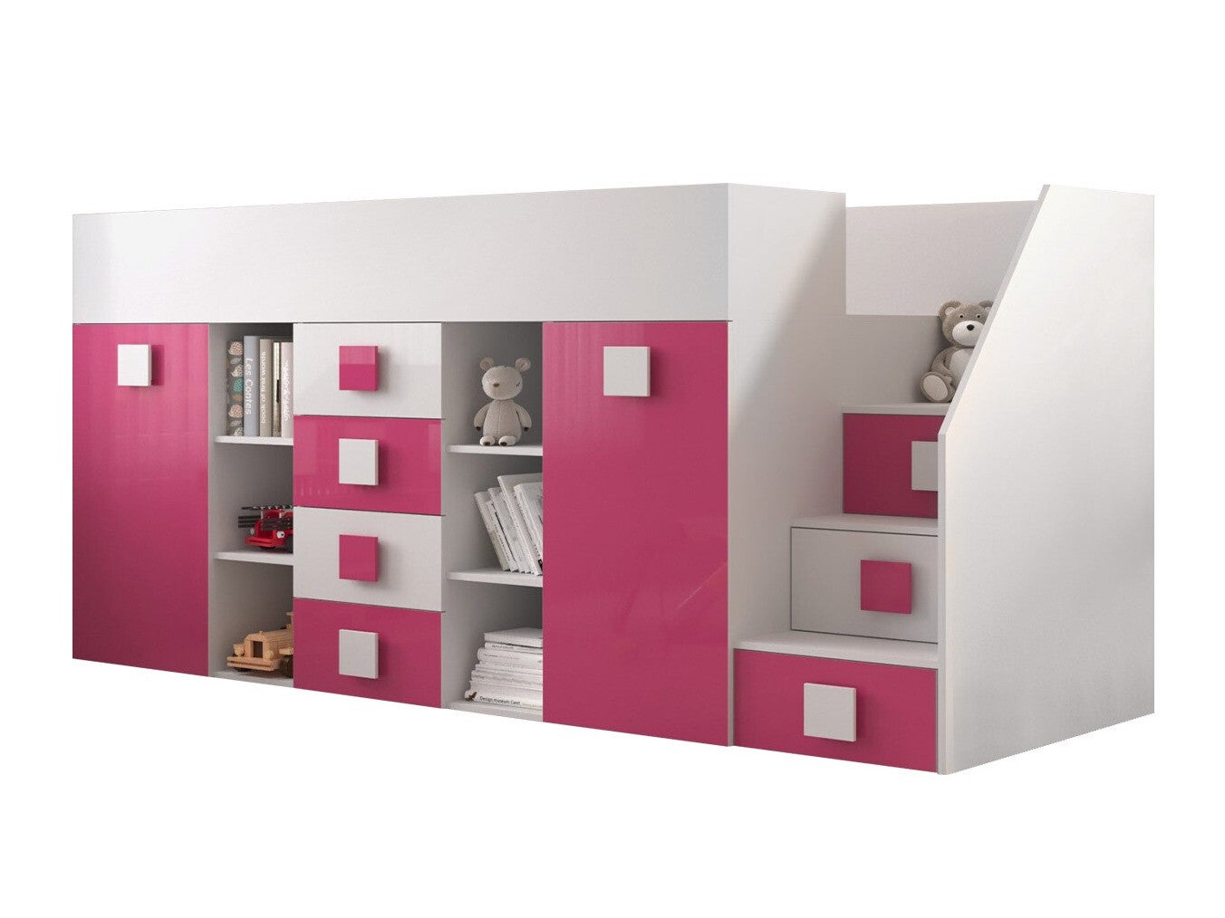 Litera Hartford 366, Individuales, Rosa, 90x200, Aglomerado laminado ...