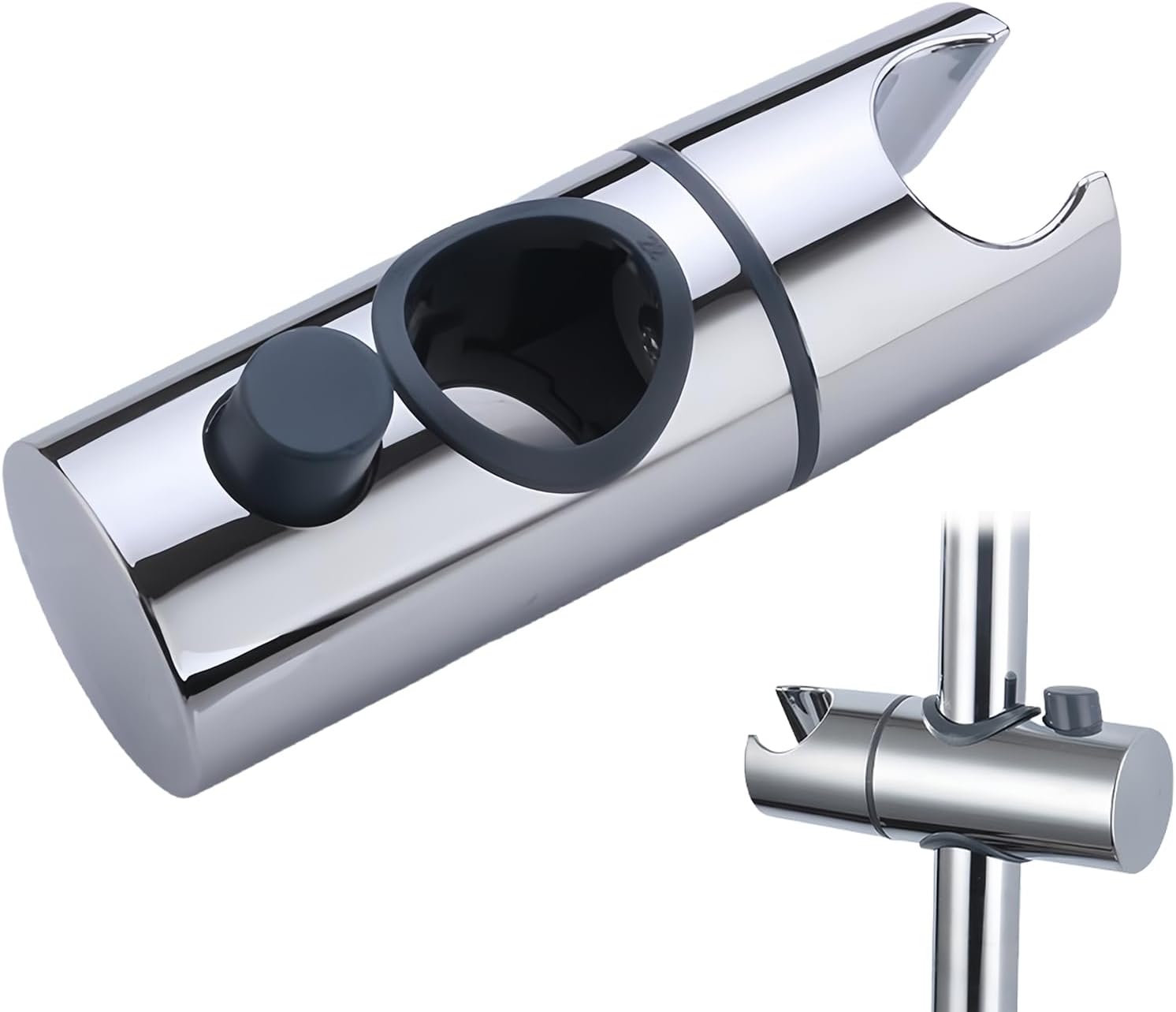 Support De Douche Réglable 360 Degrés en ABS, Compatible avec Barres de ...