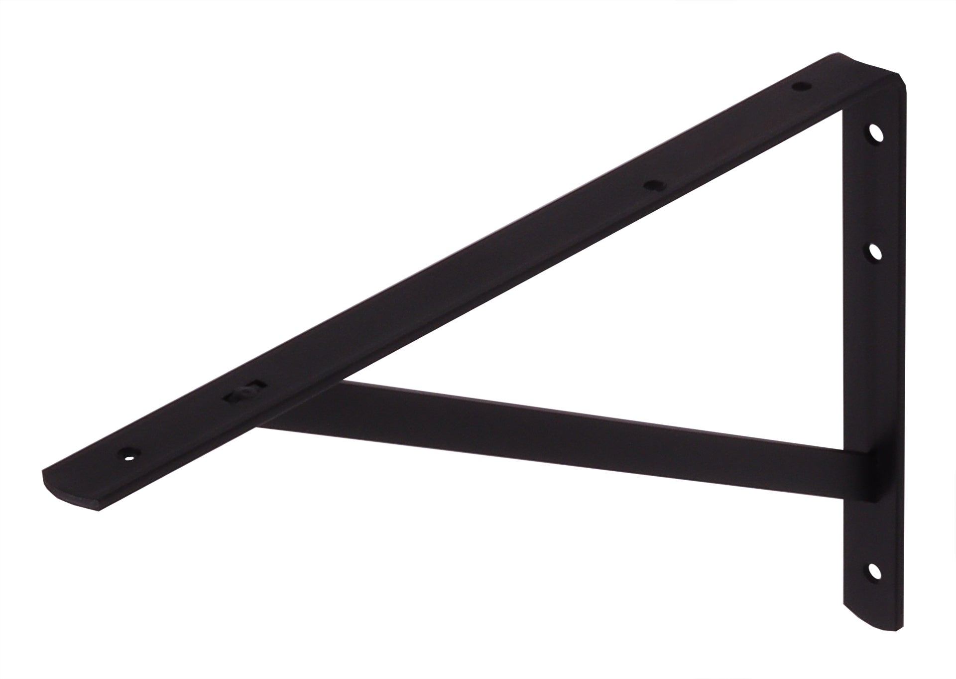 Wovar Équerre étagère en métal noir type lourd 250 x 400 mm | Leroy Merlin