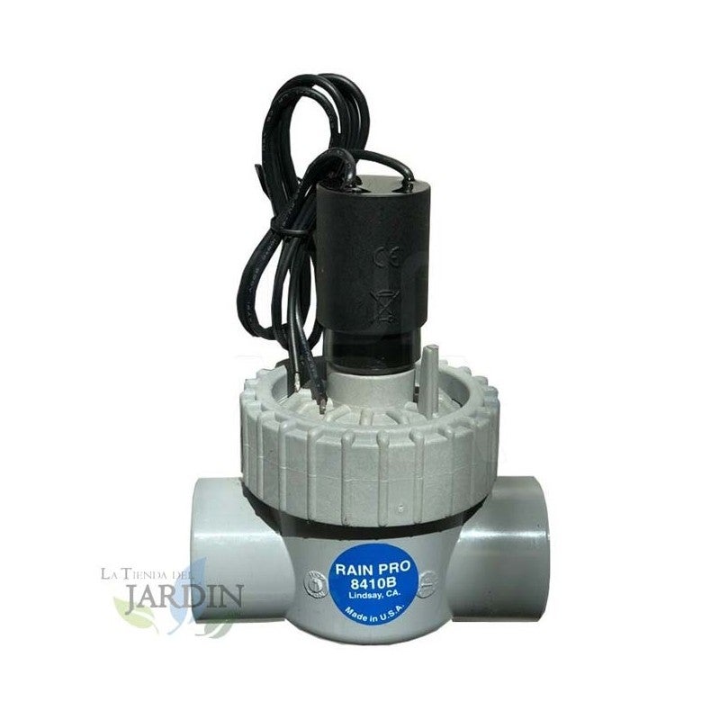Electroválvula de riego 24V RainPro PVC 1'' tapa roscada. Funciona con ...