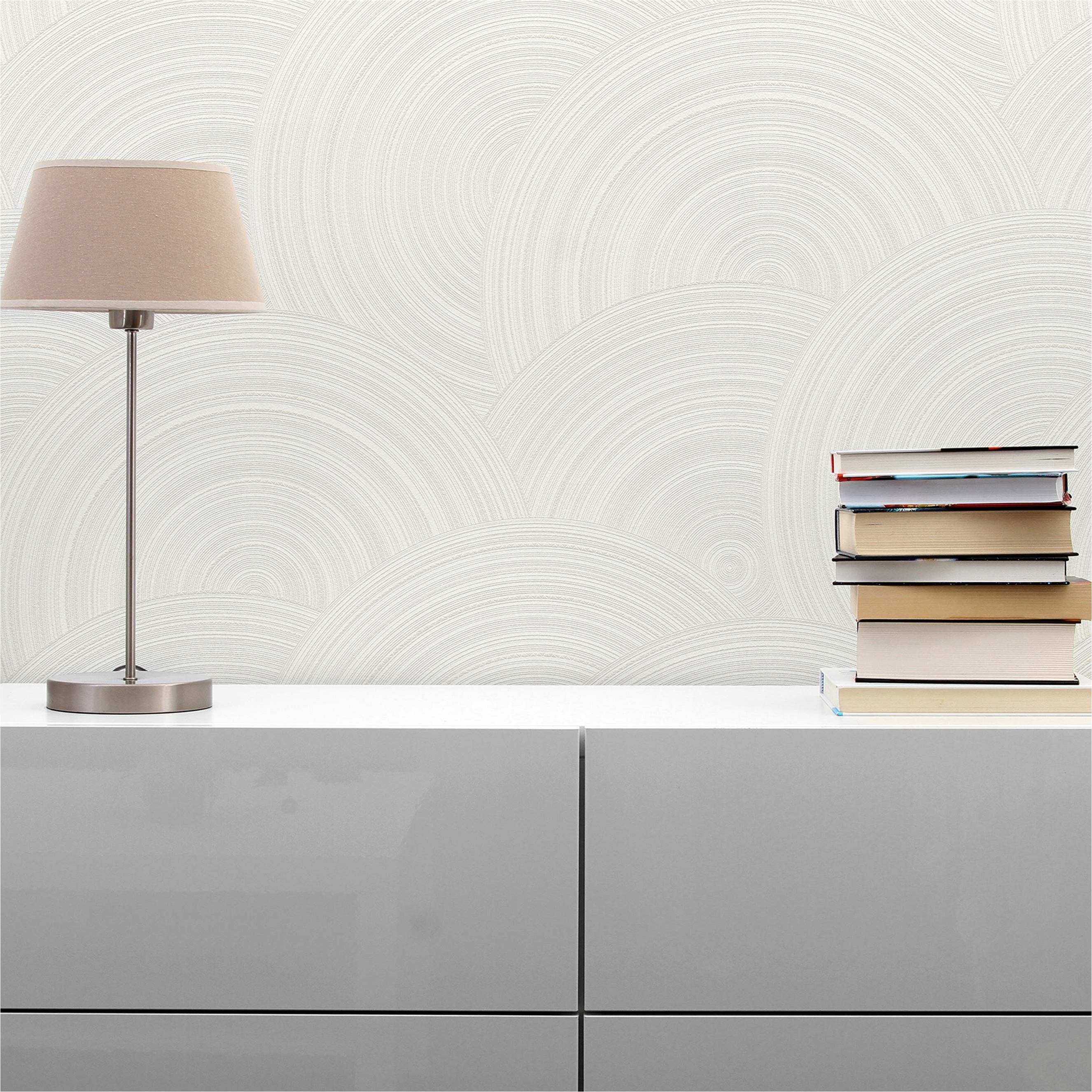 Papier Peint Effet 3D Benedetta M1-No.1823 Papier peint intissé Blanc ...