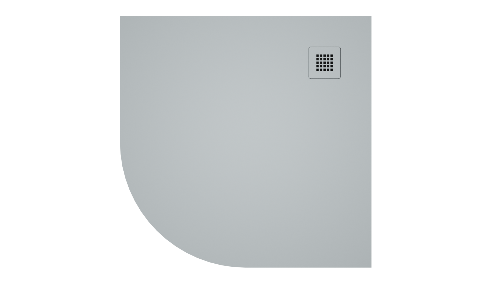 PLATO DE DUCHA RESINA LM ROMO - RAL 7035 | Leroy Merlin