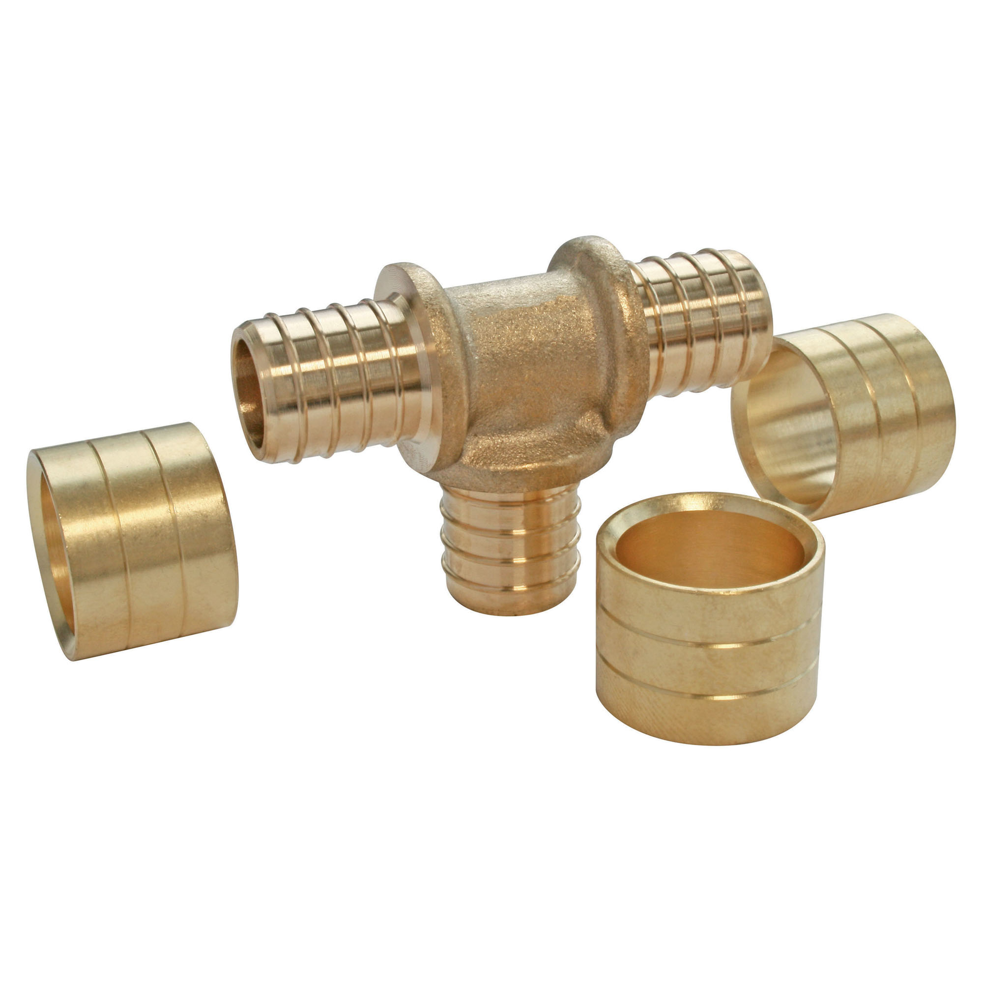 Raccord Té égal à glissement pour tube PER Ø16- Ø16 -Ø16 par lot de 10 ...