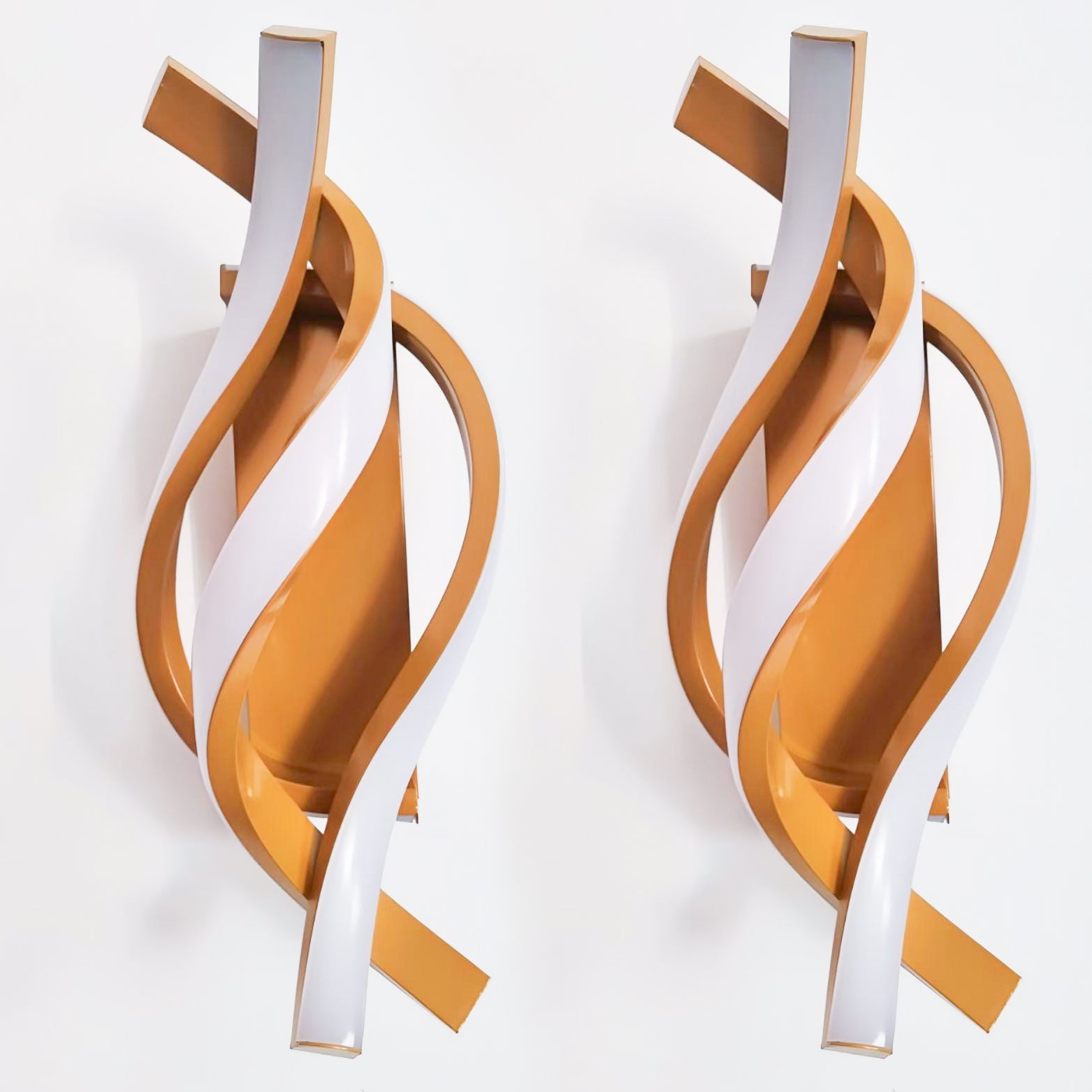 Set de 2 apliques de pared, Apliques de pared LED en espiral, Apliques ...