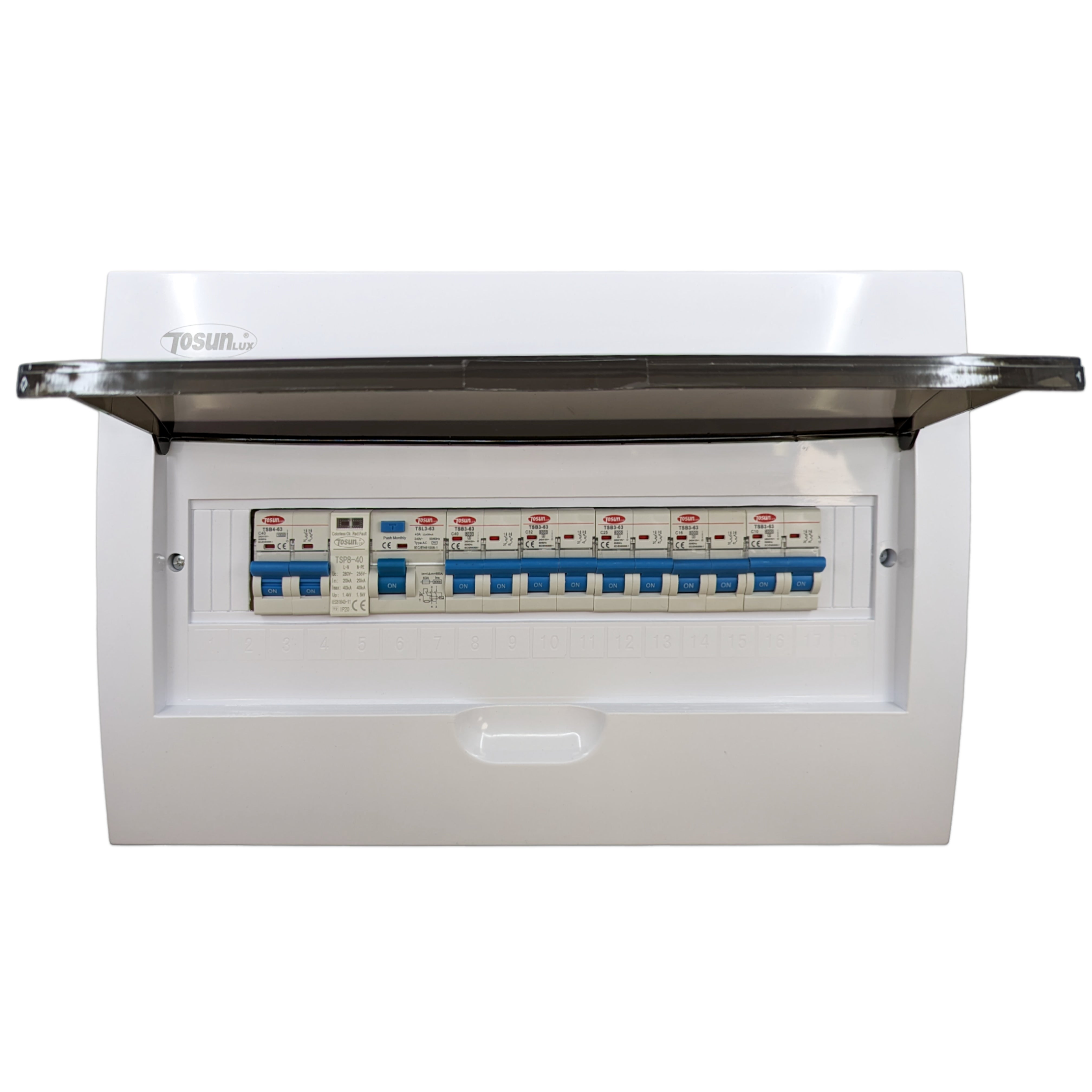 Cuadro Eléctrico 18 Módulos con 6 Magnetotérmicos, Diferencial y ...