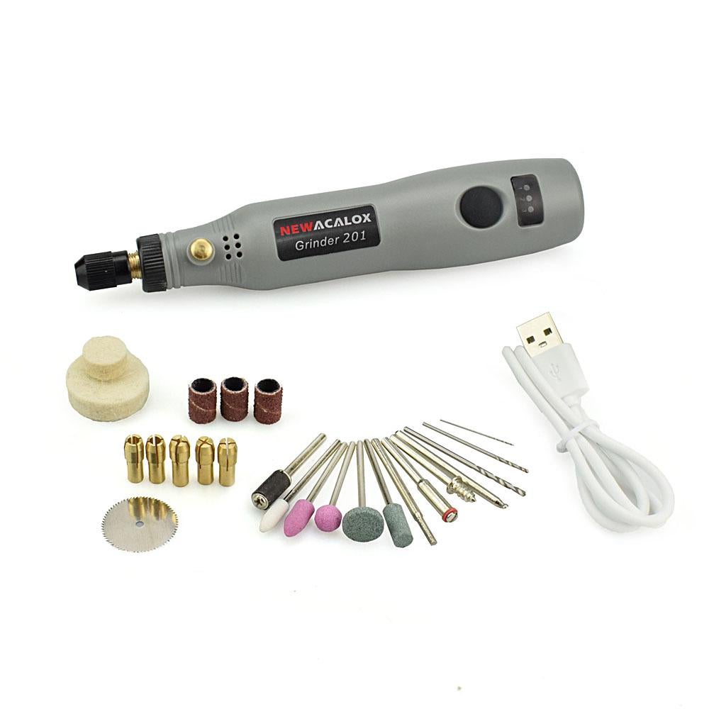 Mini perceuse électrique multifonction USB 10W, outil rotatif 3 ...