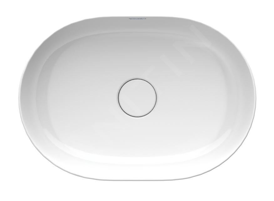 Duravit Luv lavabo à poser 50x40cm, sans trop-plein, sans bord pour ...