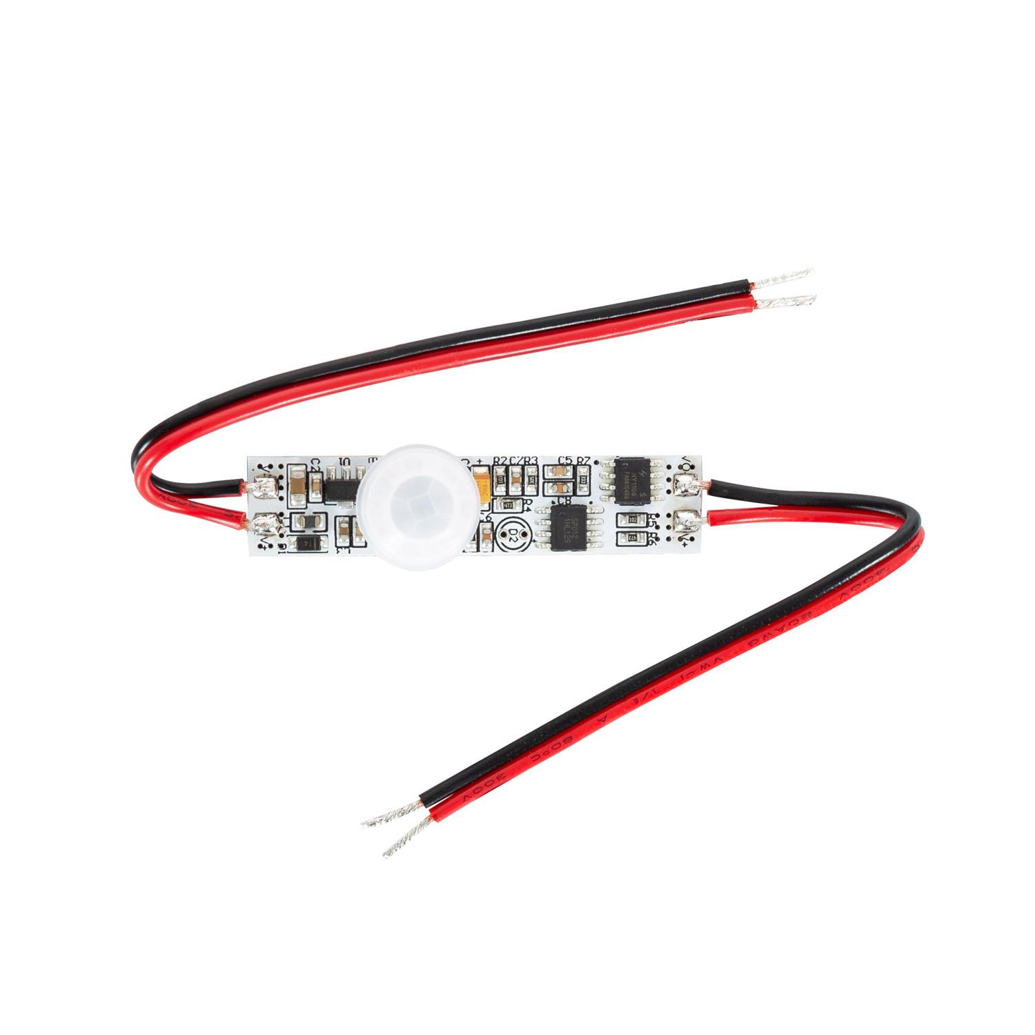 Mini Détecteur de Mouvement PIR 120º pour Ruban LED Blanc | Leroy Merlin