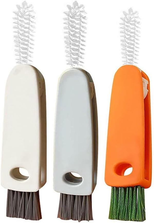 Cepillo de limpieza para tapas de tazas 3 en 1, cepillo para tapas de ...