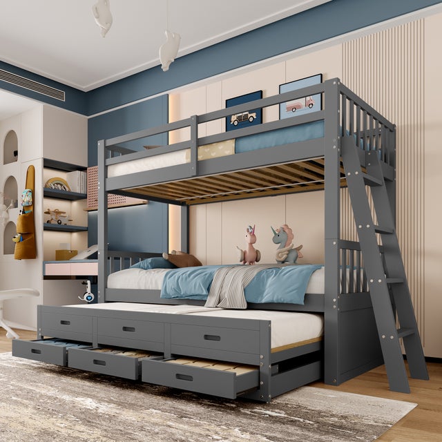 Litera con cama nido: Ahorra espacio y confort
