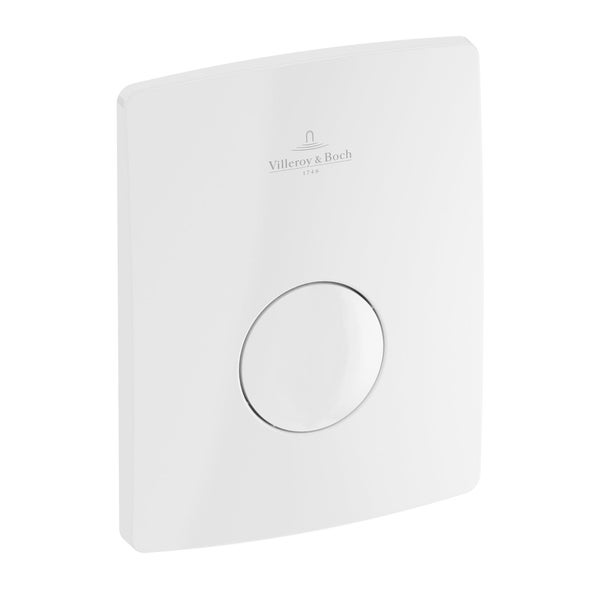 Villeroy & Boch Viconnect Bouton de commande urinoir 12.6x16.2cm blanc ...