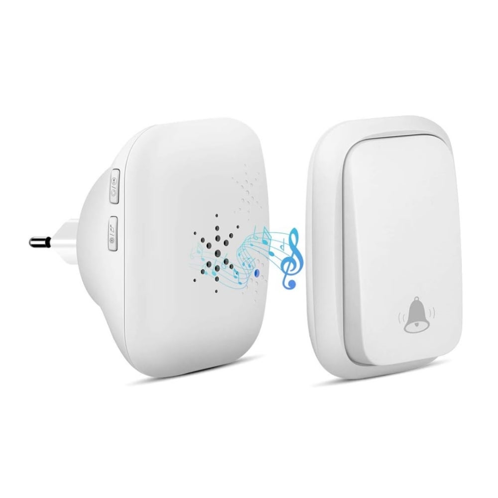 Sonnette sans Fil, Sonnette Auto Alimentée sans Batterie Requise ...