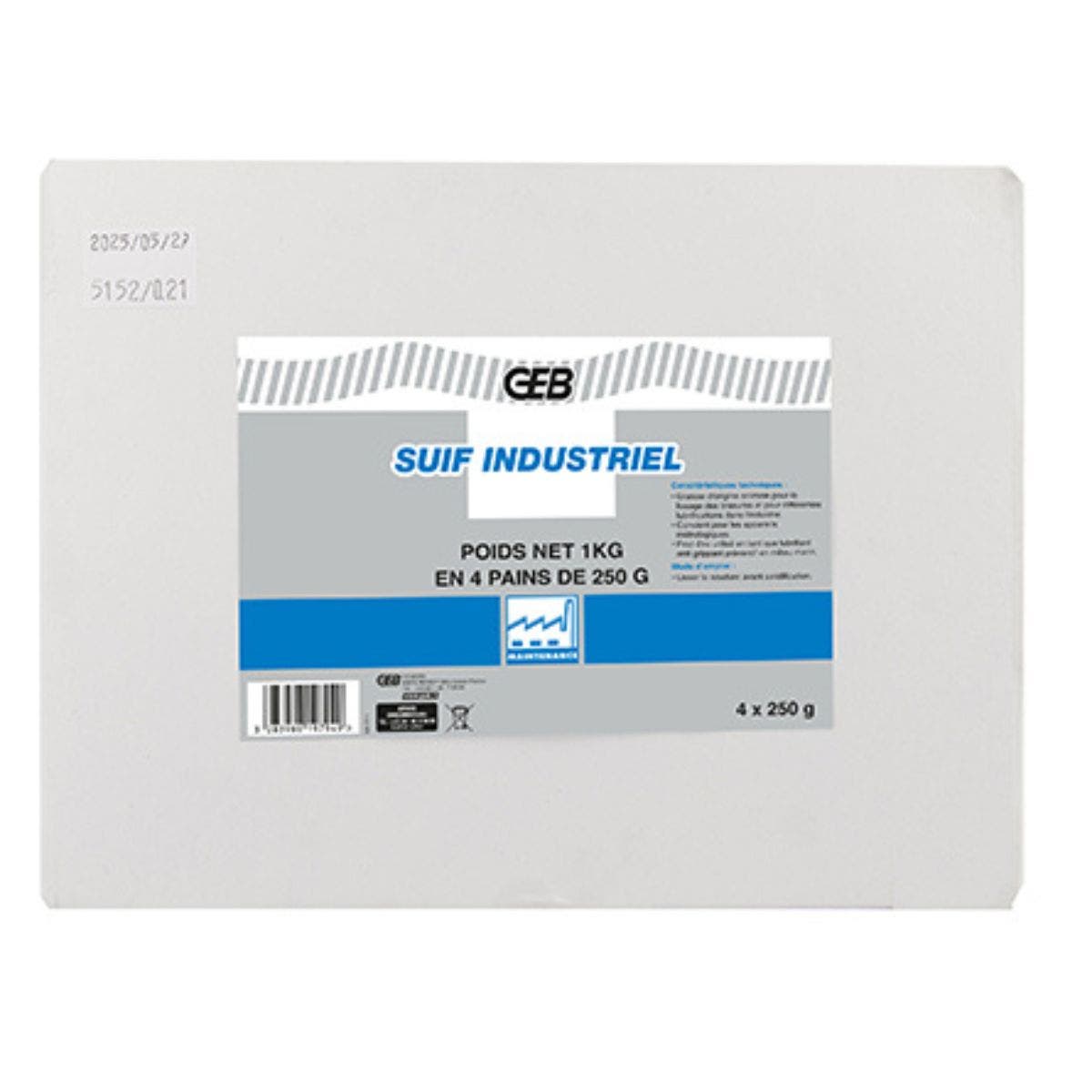 Suif industriel 1kg (4x250g) | Leroy Merlin