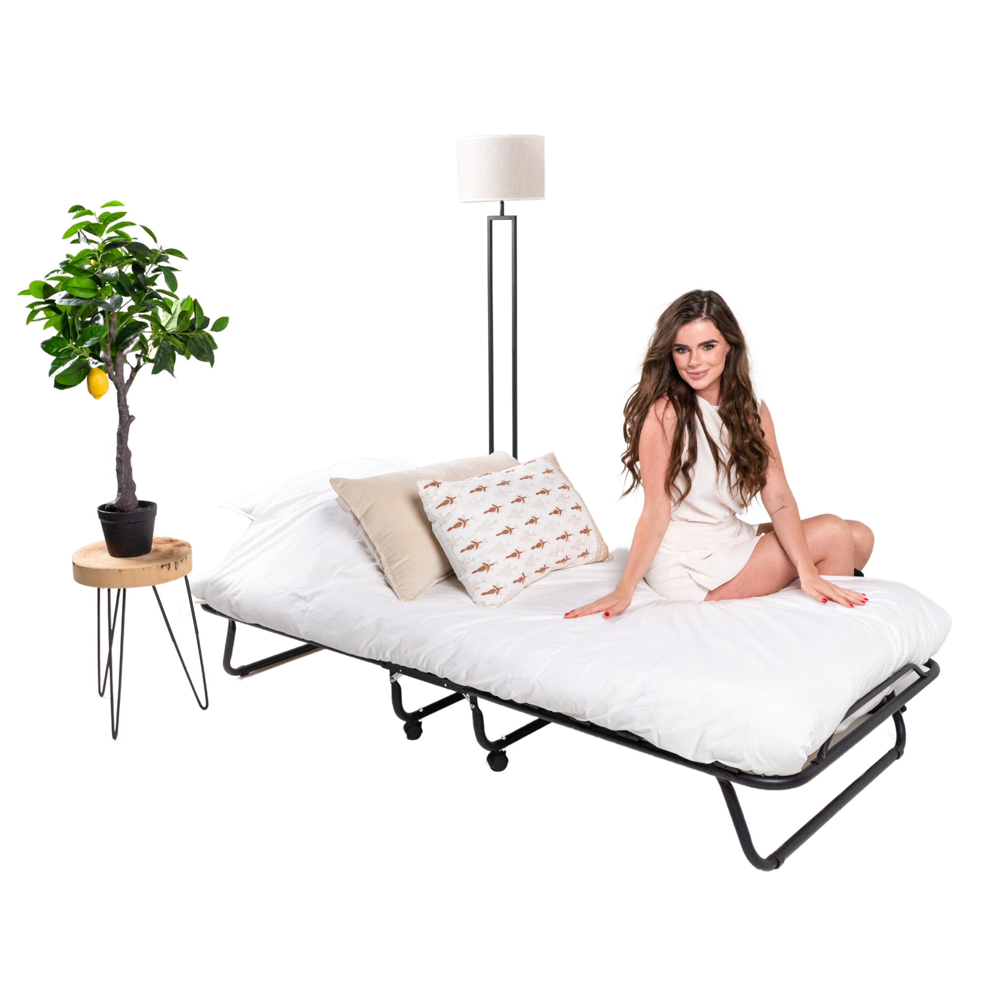 Lit - Troonz Venetia Deluxe - Pliant - 90x190 - Lit Pliable | Leroy Merlin