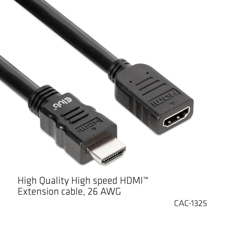 C ble HDMI 2.0 Club3d 5 mm/h au d tail | Leroy Merlin