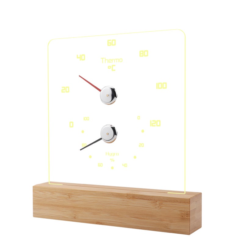 Termometro per sauna con luce ambiente - Bianco - ℃ | Leroy Merlin