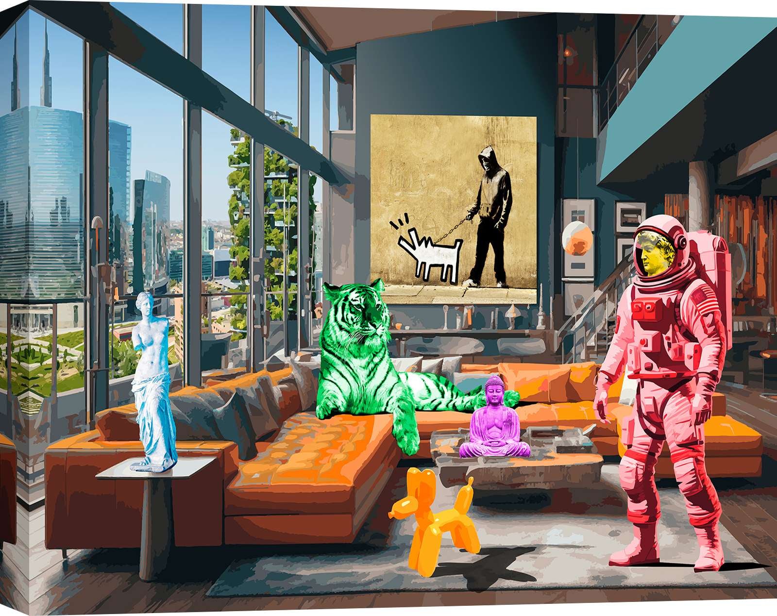 Peinture Pop Art moderne, impressions murales - impression sur toile ...